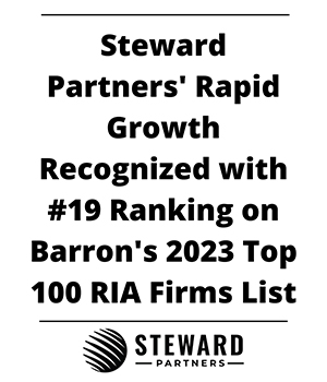 Recognition : Steward Partners, LLC | Comprehensive Financial Solutions for Advisors and Clients